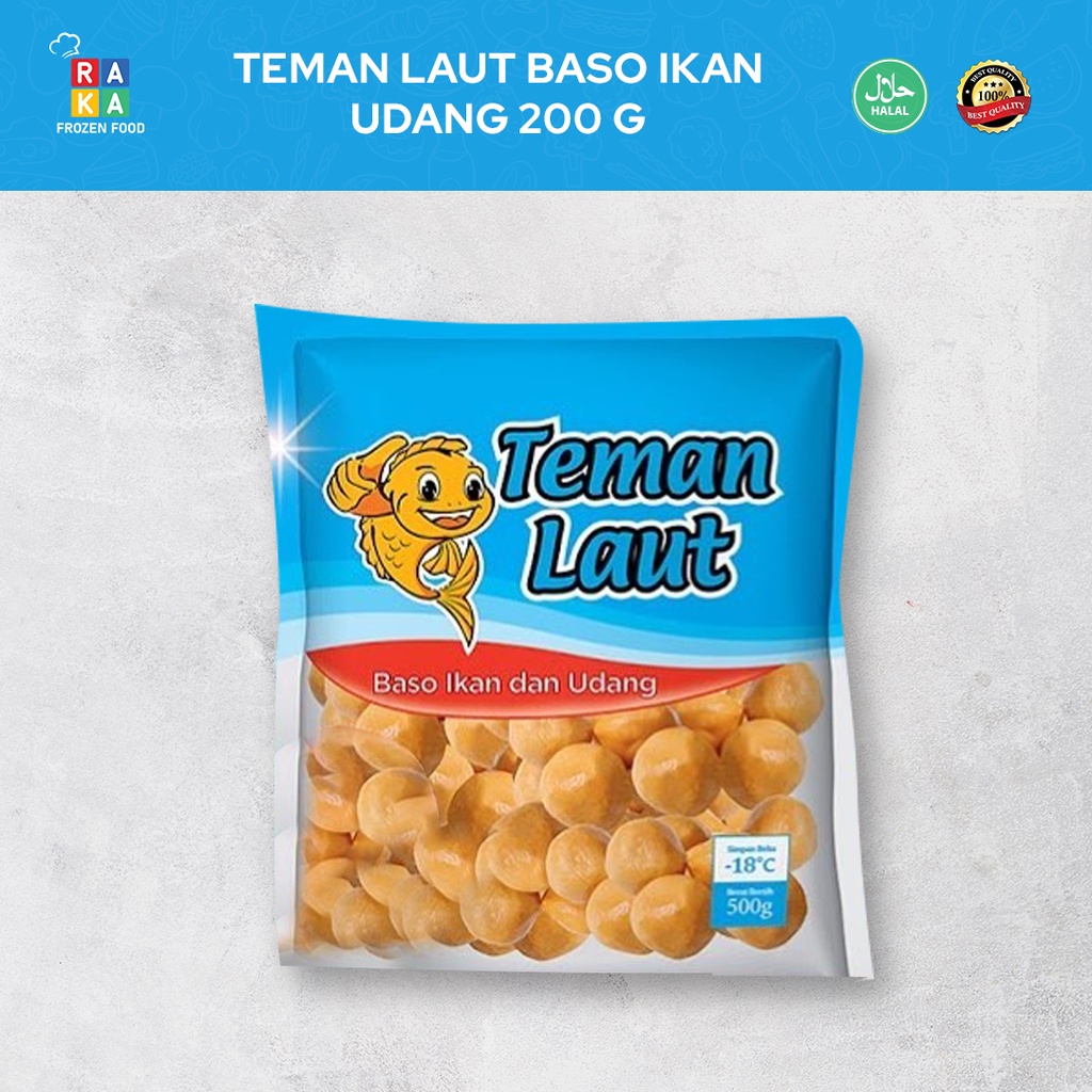 Jual BAKSO IKAN DAN UDANG TEMAN LAUT 200 GR GROSIR/KARTONAN | Shopee ...