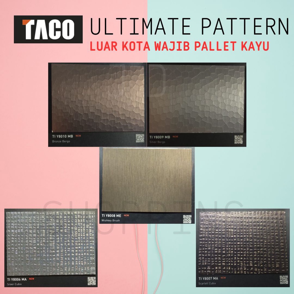Jual (LUAR KOTA WAJIB PALLET KAYU)ULTIMATE PATTERN TIERO HPL Y 8008 ME Y 8006-80007 MA Y 8009 ...