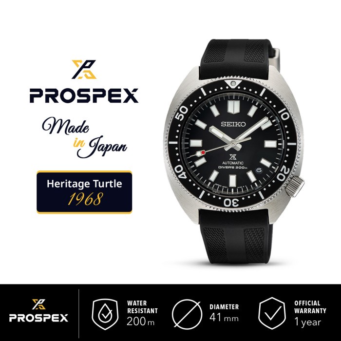 Jual SEIKO PROSPEX SEA AUTOMATIC SPB317J1 HERITAGE TURTLE 1968 ...
