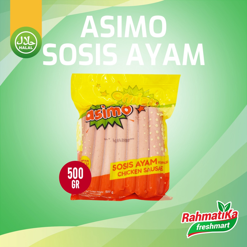 Jual Asimo Chicken Sausage Sosis Ayam 500 gr | Shopee Indonesia