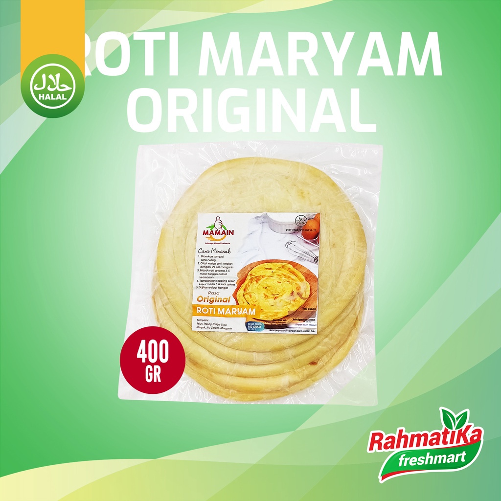 Jual Roti Maryam Rasa Original 400 gr (Frozen) | Shopee Indonesia