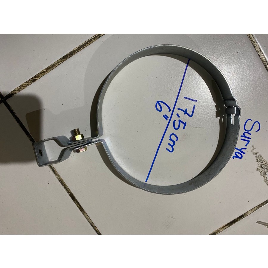 Jual Klem Gantung 6" inch 17.5 cm Klem Pipa 6" Klem Besi 6" Klem ...