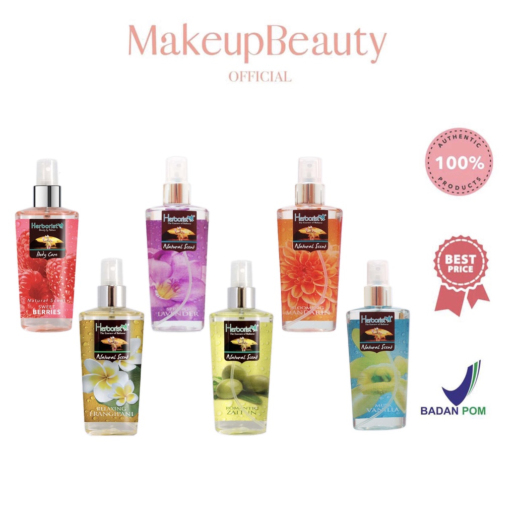 Jual HERBORIST Natural Scent Body Spray 120 ml Parfum - Blooming ...