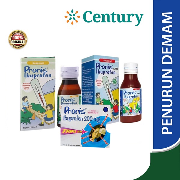 Jual Proris Suspensi / Ibuprofen / Penurun Panas / Demam | Shopee Indonesia