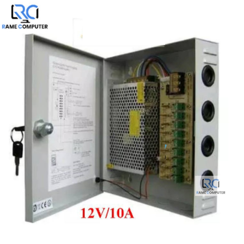 Jual PSU POWER SUPPLY CCTV 12V 10A + PANEL BOX MODEL JARING | Shopee ...