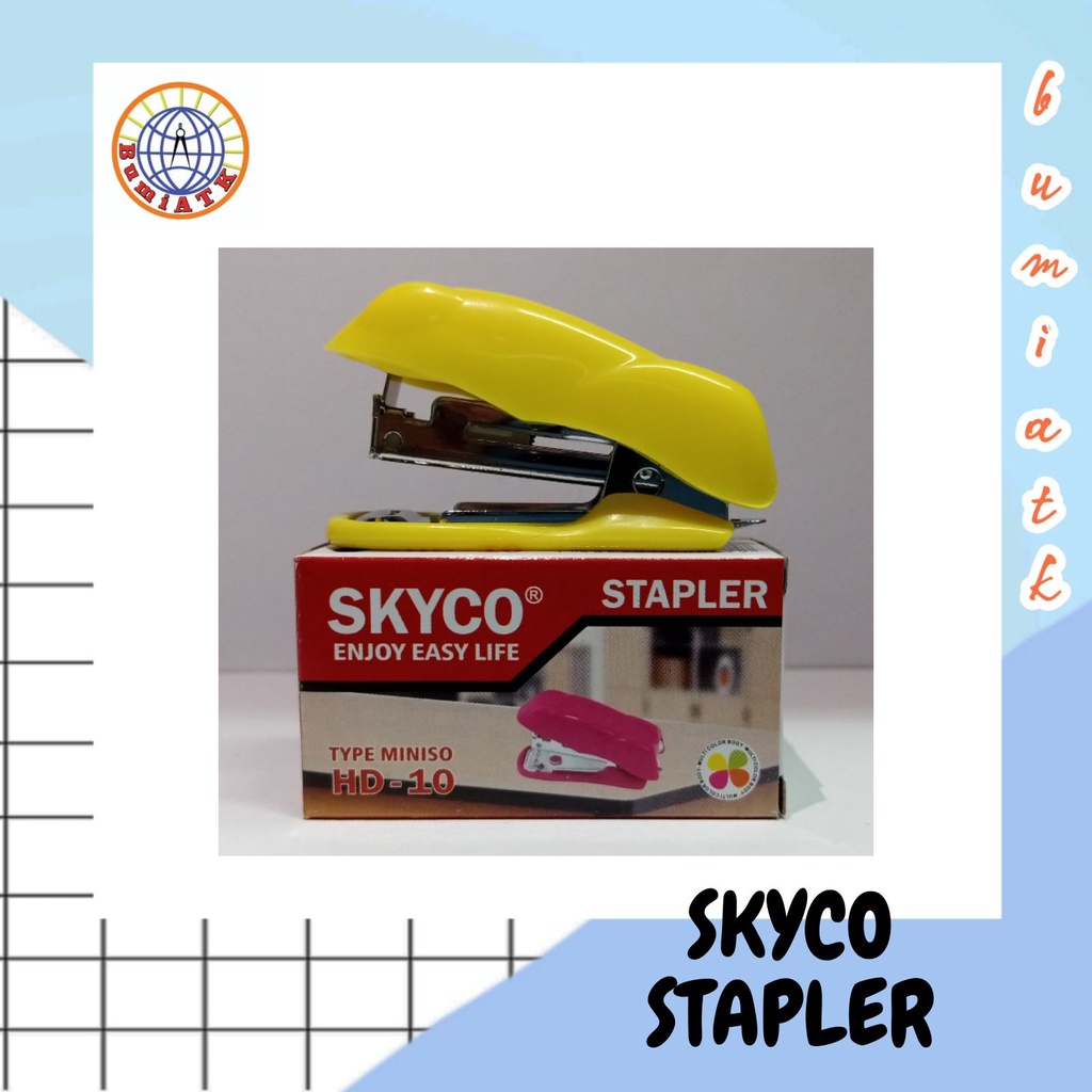 Jual STAPLER MINI / STAPLER MINI LUCU / STAPLER KECIL SKYCO / SYAPLER ...