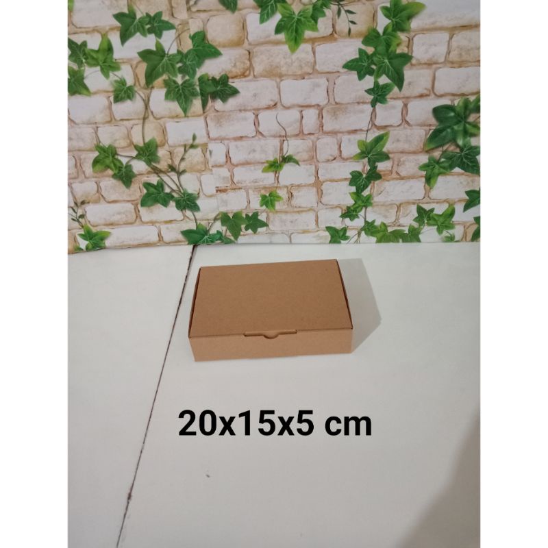 Jual KARDUS UK. 20x15x5 CM....DIE CUT KARTON BOX UNTUK KOTAK BAJU ...