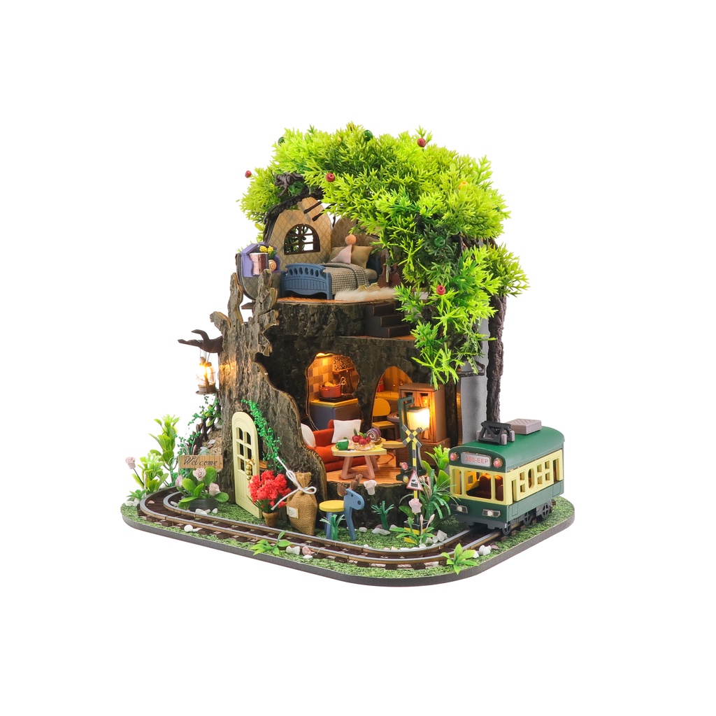Jual DIY RAKIT MINIATURE MINIATUR DOLLHOUSE RUMAH BONEKA CRAFT ...