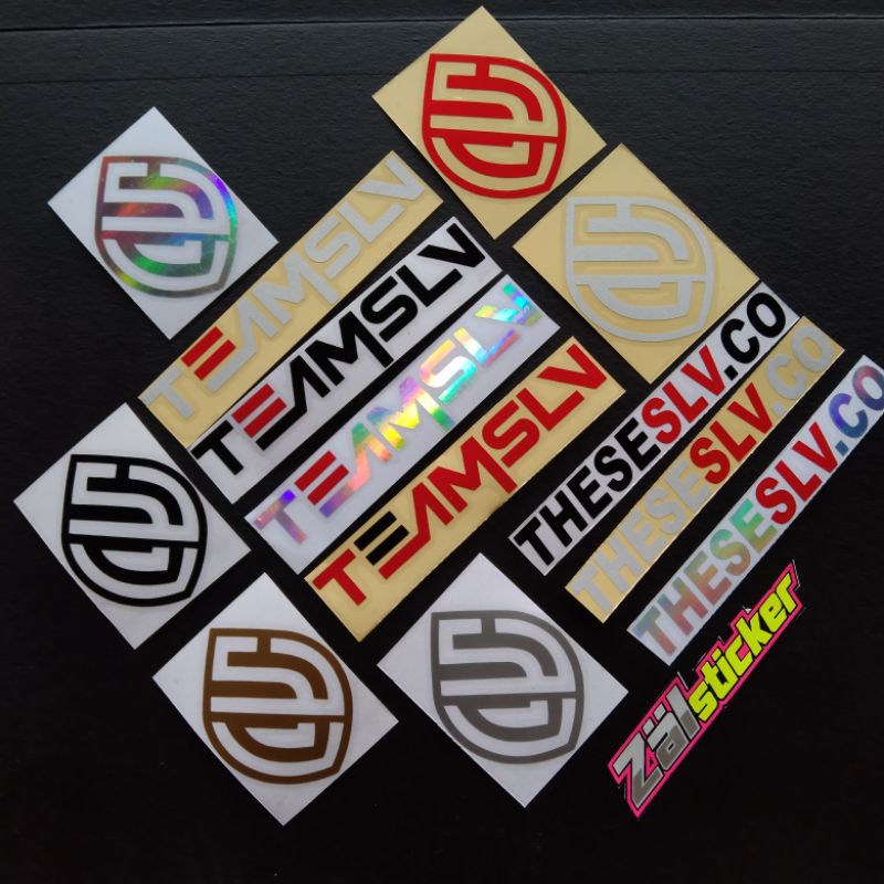 Jual STICKER TEAMSLV STICKER CUTTING | Shopee Indonesia