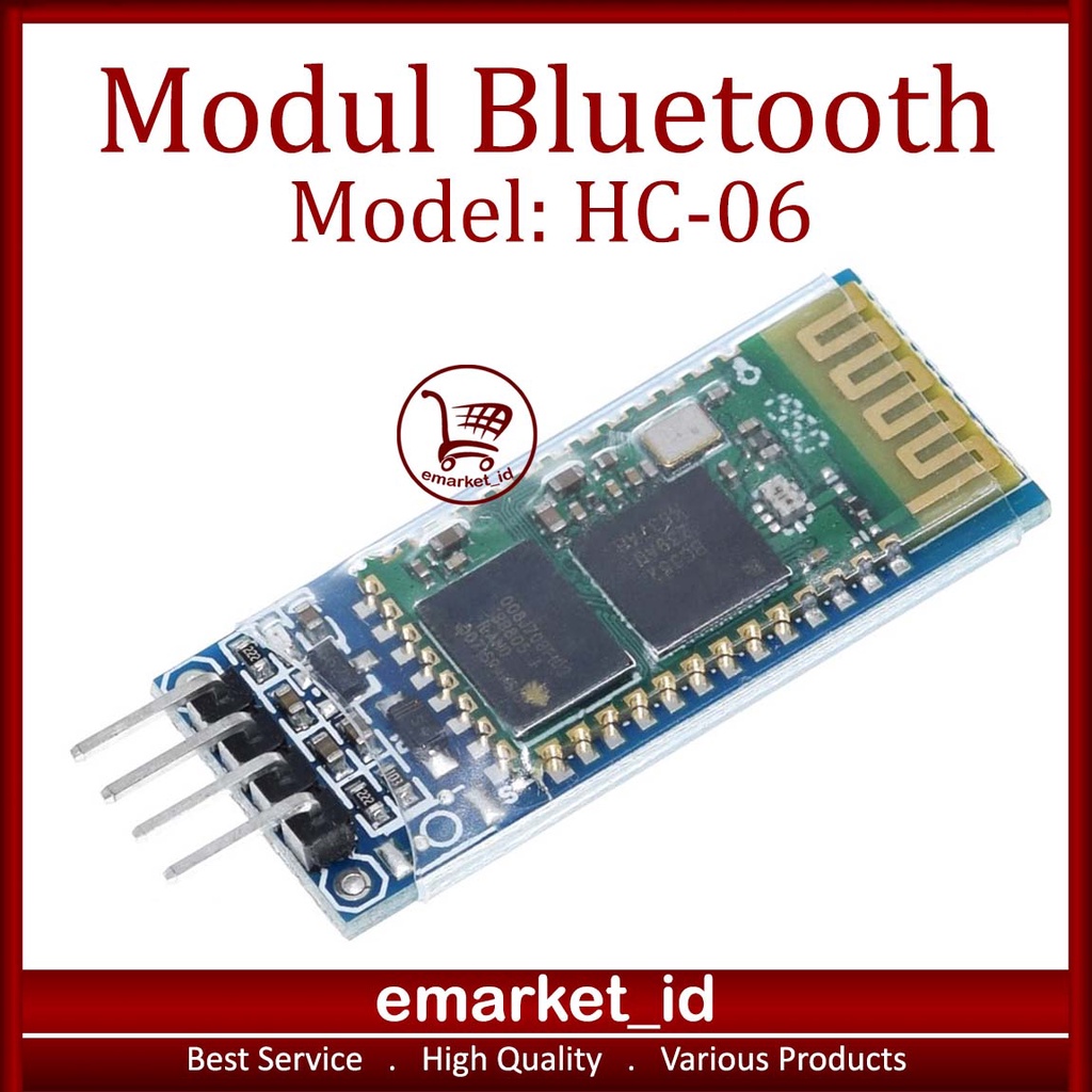 Jual Modul Bluetooth HC-06 / HC06 Slave Serial Transceiver For Arduino ...