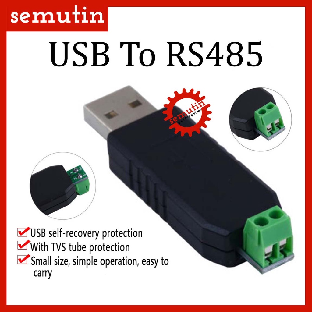 Jual USB To RS485 / CH340 RS-485 Converter Adapter / Arduino Support For Windows Linux Mac 485 ...