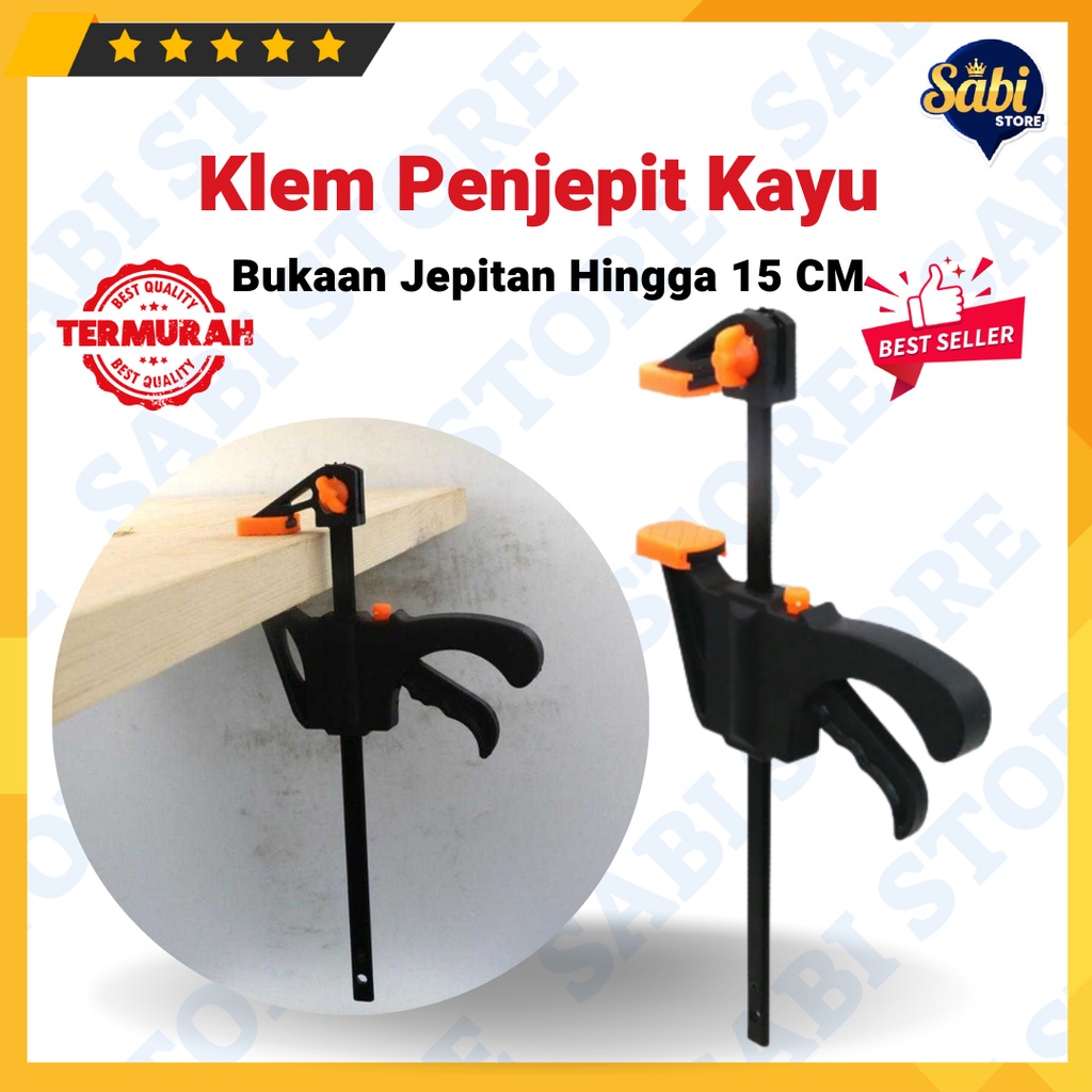 Jual Alat Klem Jepit Penjepit Kayu / F Clamp 6 Inch | Shopee Indonesia
