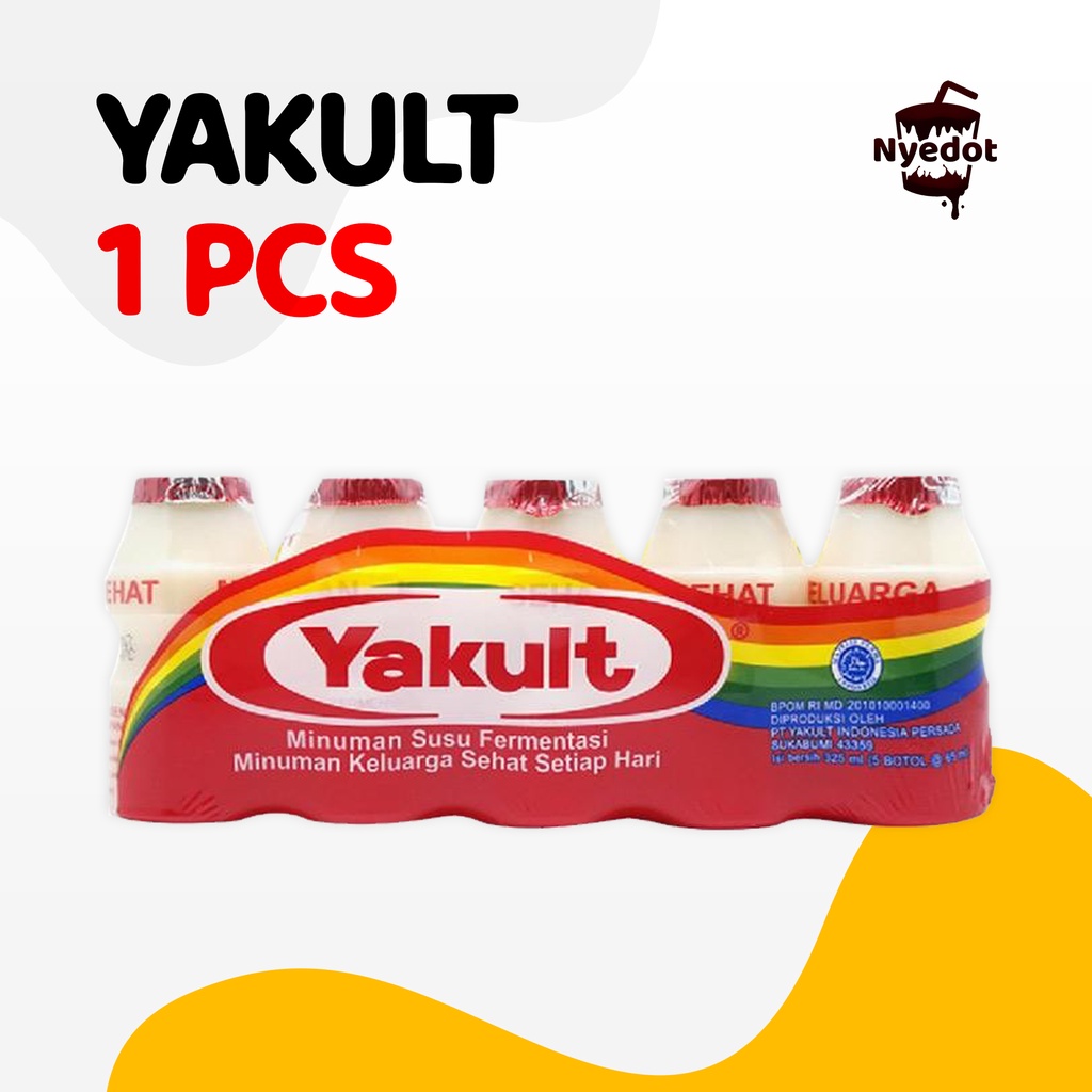 Jual Yakult 1 pack isi 5 botol - Yakult 5 botol - Nyedot kutisari ...