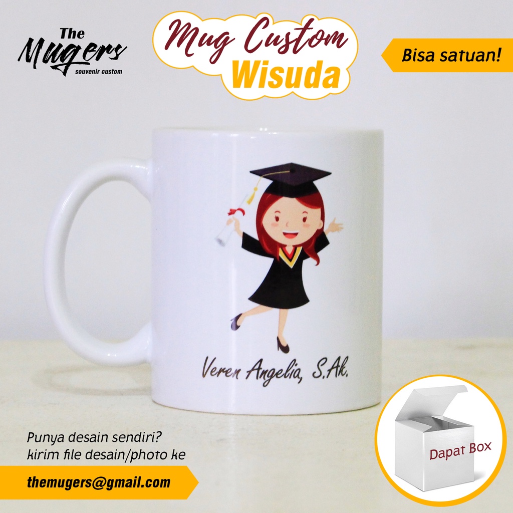 Jual Mug Custom Wisuda | Shopee Indonesia