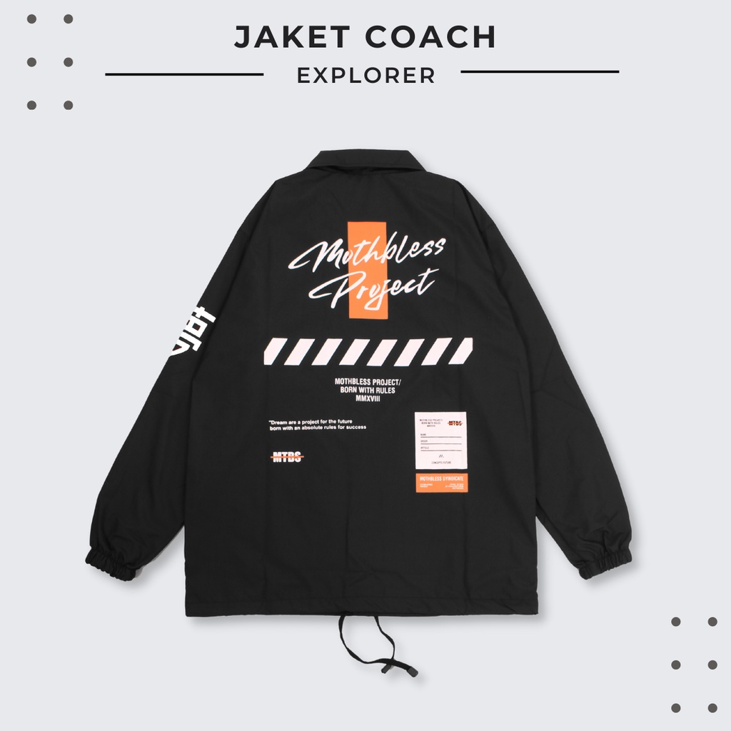 Jual Jaket Pria Coach Jacket Distro Parasut Project Series Style Street ...