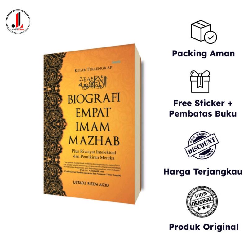 Jual Original - Kitab Terlengkap Biografi Imam Empat Mazhab : Plus ...