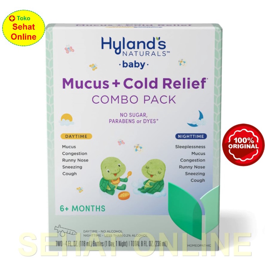 Jual Hyland's Naturals Baby Mucus + Cold Relief Day & Night Value Pack ...