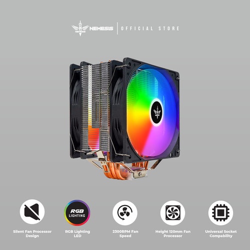 Jual HSF NYK Nemesis F10 Skywrath RGB | 120mm Dual Fan CPU Cooler ...