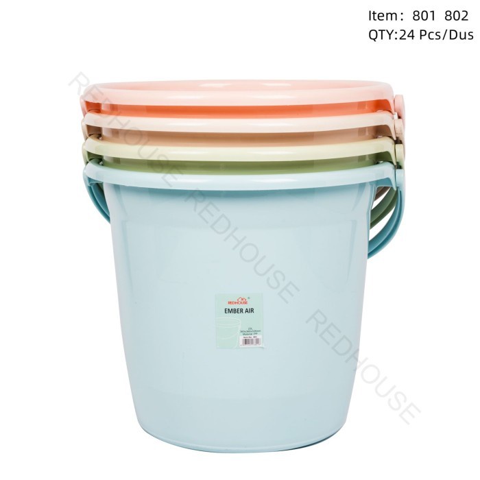 Jual Ember Air 16 23 L Liter Plastik Tanpa Tutup Warna Pastel Ember ...
