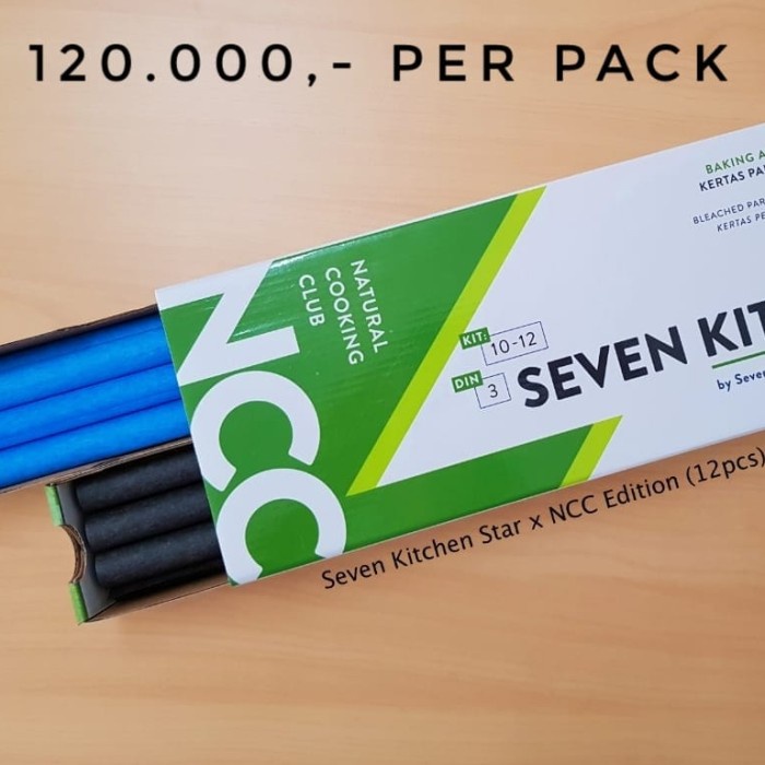 Jual Kertas Seven Baking Paper Edisi Special Ncc (12 Lembar) | Shopee ...