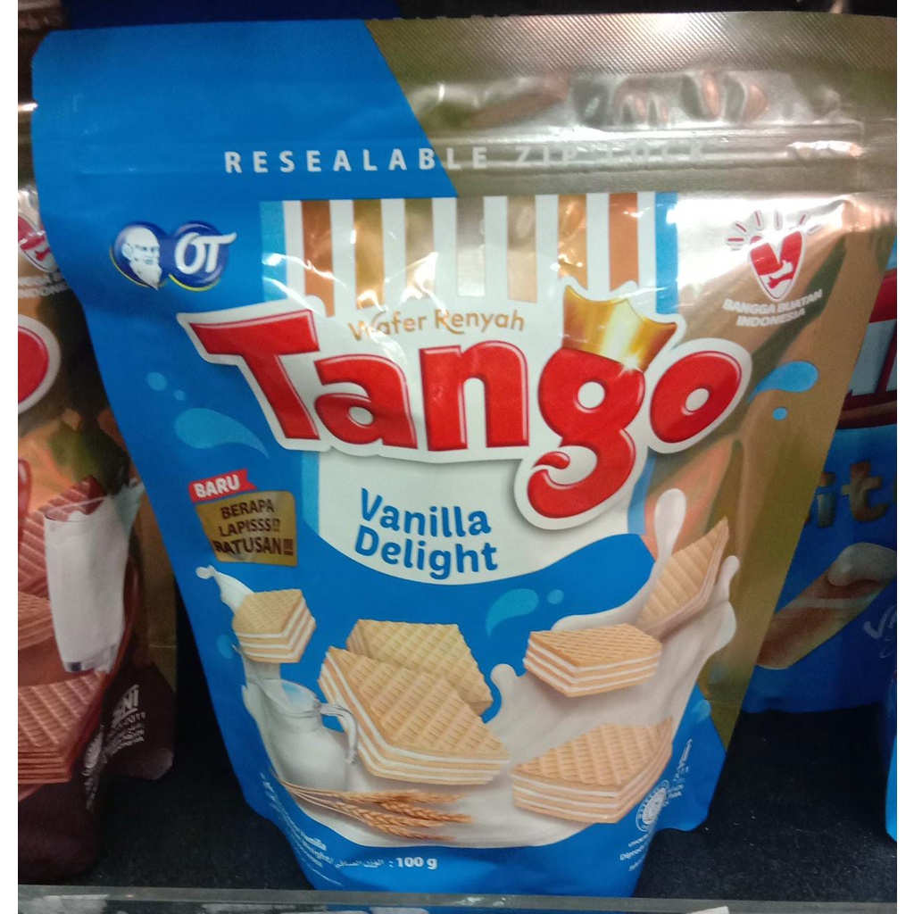 Jual Wafer tango vanilla&coklat 100g | Shopee Indonesia