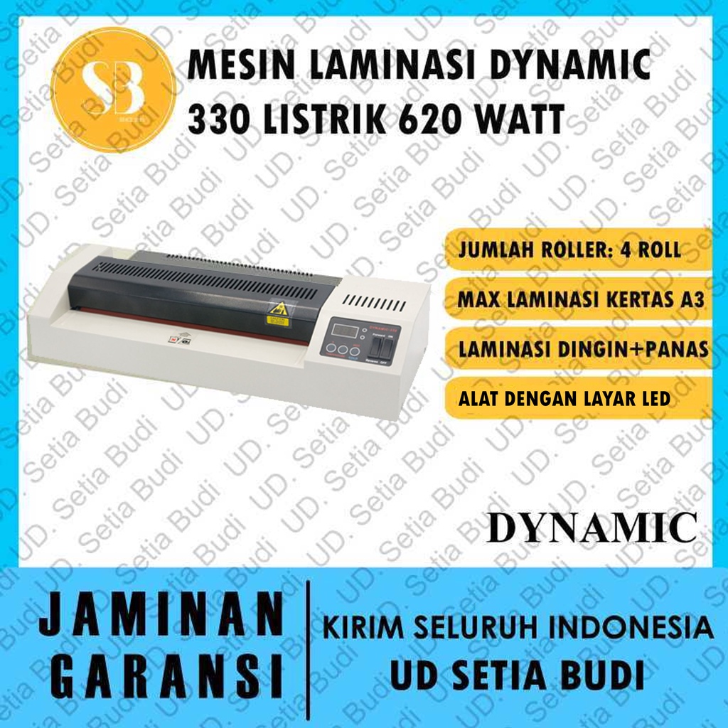 Jual Mesin Laminating Dynamic 330 LED Asli dan Bergaransi | Shopee ...