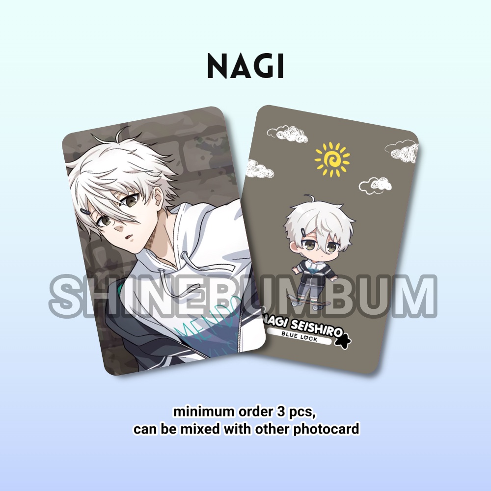 Jual Photocard Blue Lock - Skate ver (2 sisi) | Shopee Indonesia