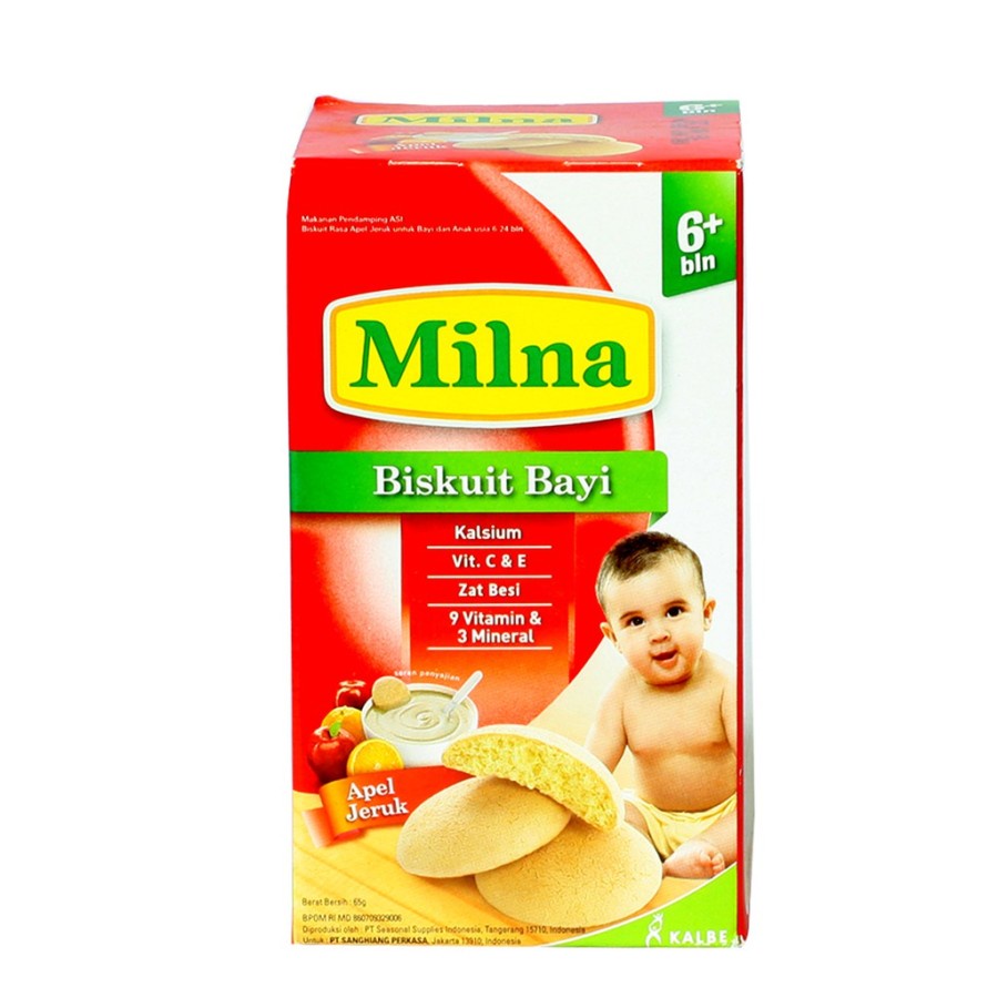 Jual Milna Baby Biskuit Apel Jeruk 65Gr | Shopee Indonesia