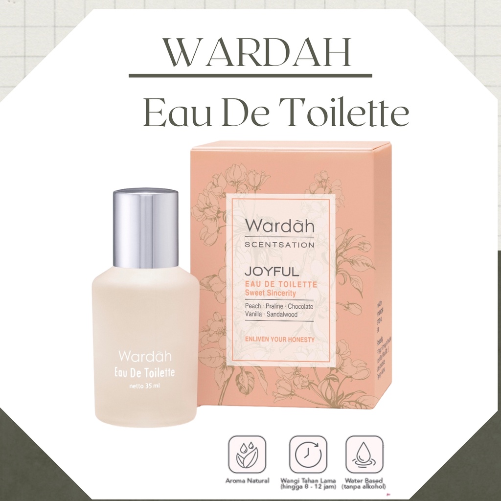 Jual Wardah Scentsation Eau De Toilette 35ml / Parfum Wanita | Shopee Indonesia