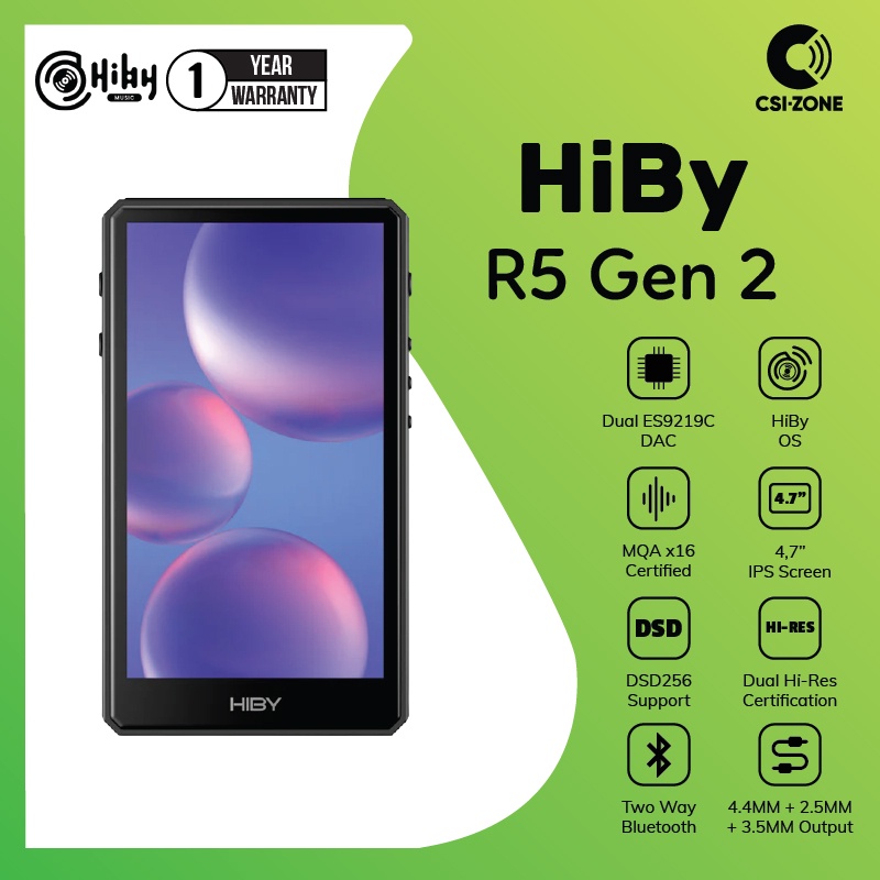 Jual HiBy R5 Gen 2 Hi-Res Android Digital Audio Player | Shopee Indonesia
