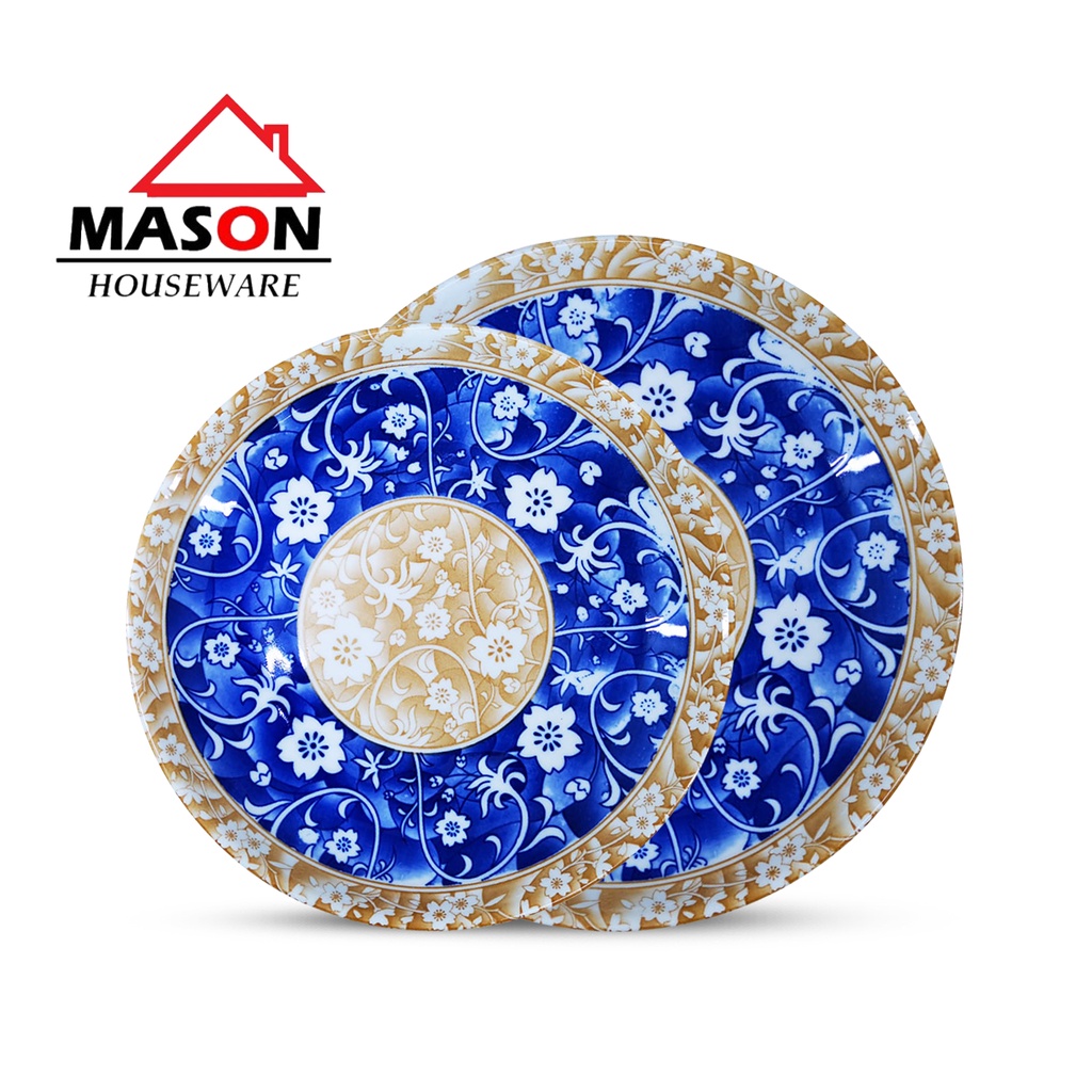 Jual Piring Keramik Porselen/ Piring Sajian/ Piring Makan/ Piring Motif ...