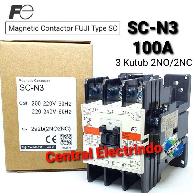 Jual MAGNETIC CONTACTOR SCN 3 220VAc. | Shopee Indonesia