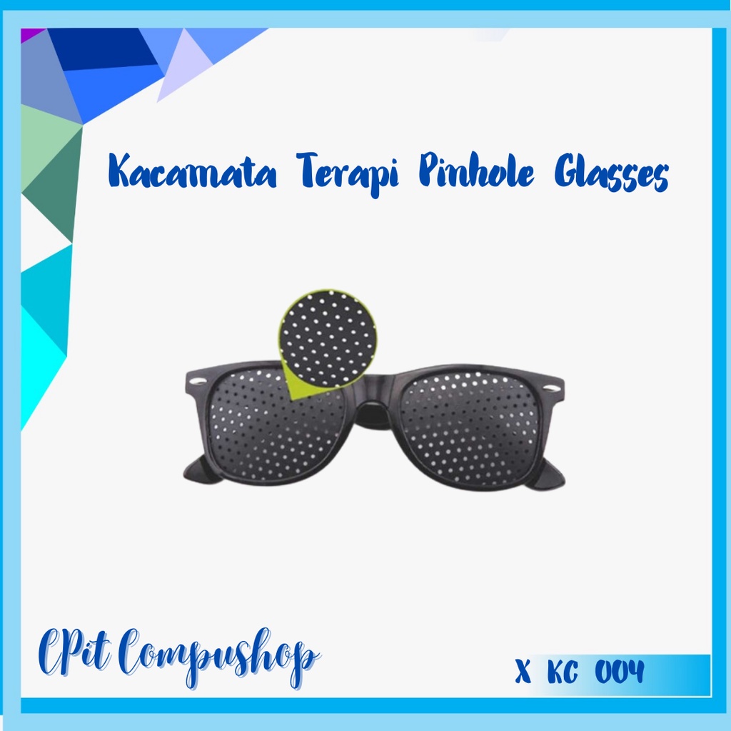 Jual Kacamata terapi pinhole /pinhole glasses therapy | Shopee Indonesia