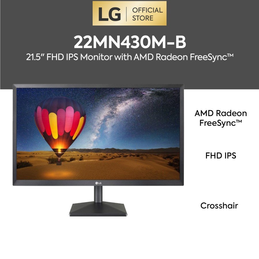 Jual MONITOR LED LG 22MN430M-B 21.5" FHD IPS 75 HZ HDMI RADEON | Shopee ...