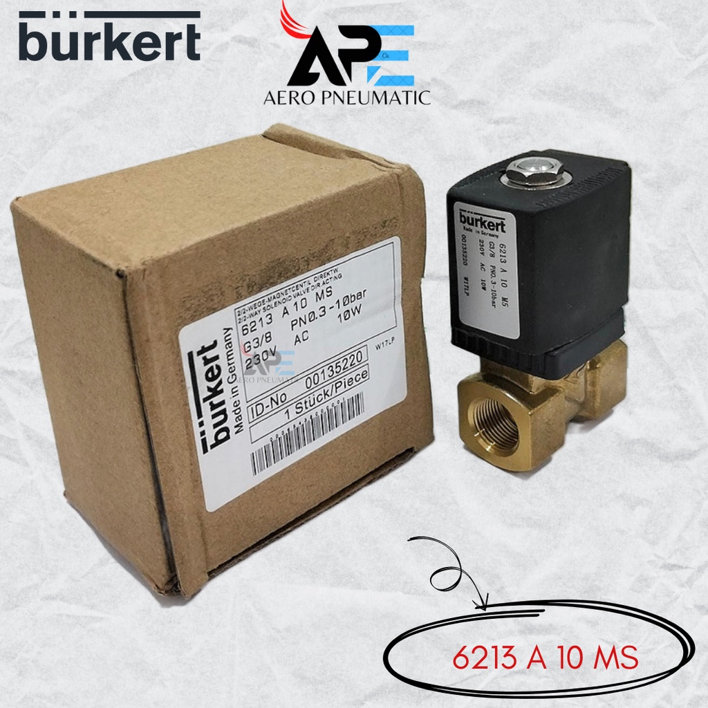 Jual SOLENOID VALVE BURKERT drat 3/8 6213 A 10 MS G3/8 | Shopee Indonesia