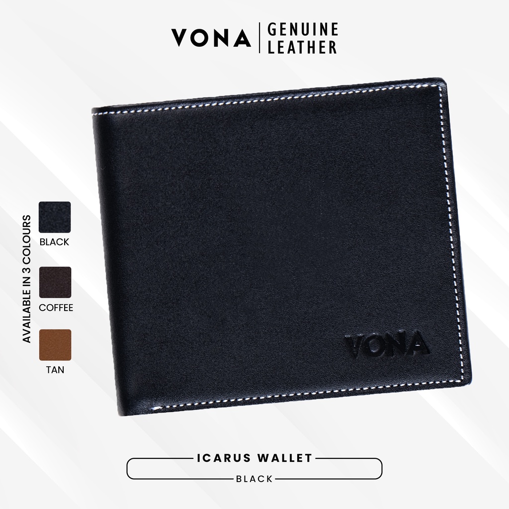 Jual VONA Icarus Wallet - Genuine Leather Dompet Pria Kulit Sapi Asli ...