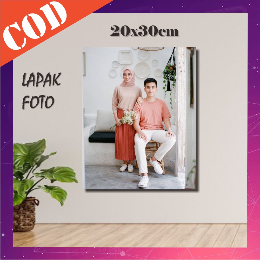 Jual CETAK FOTO UK 12R - MEDIA PAPAN MDF 20 x 30 cm | Shopee Indonesia