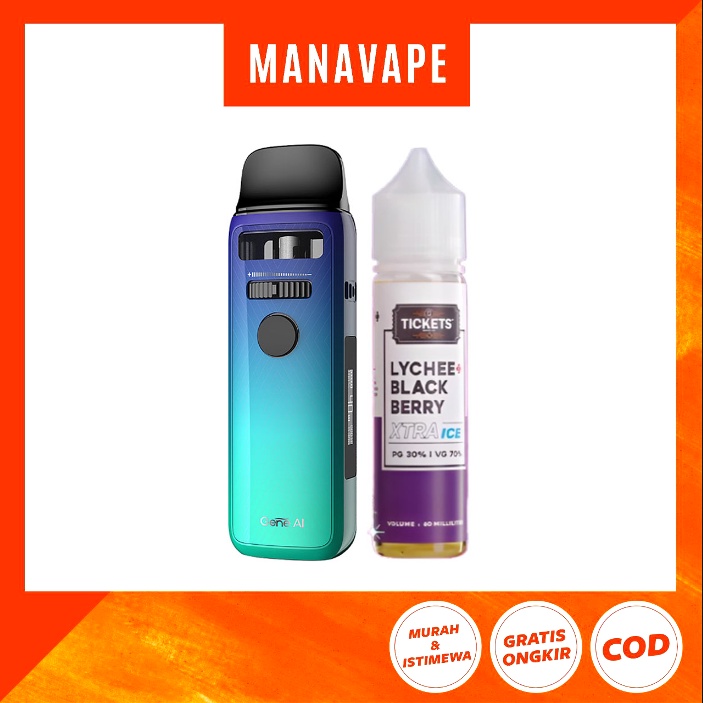 Jual VINCI 3 KIT 50W AUTHENTIC by VOOPOO + LIQUID TICKET 60ML | Shopee ...