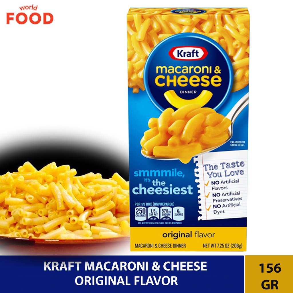 Jual KRAFT MACARONI & CHEESE DINNER ORIGINAL FLAVOR | Shopee Indonesia