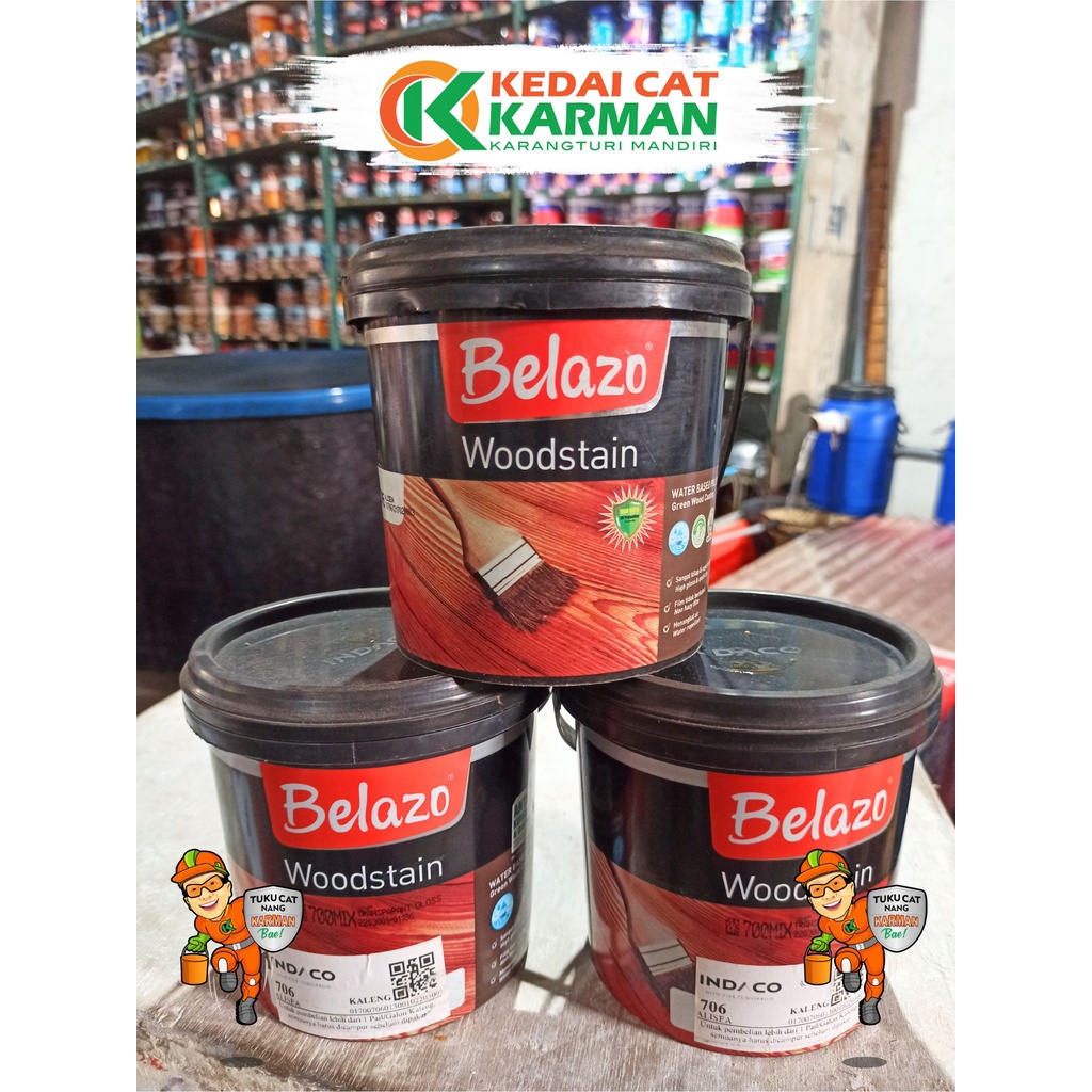 Jual CAT BELAZO WOODSTAIN - POLITUR KAYU PERNIS KAYU CLEAR KAYU WARNA ...
