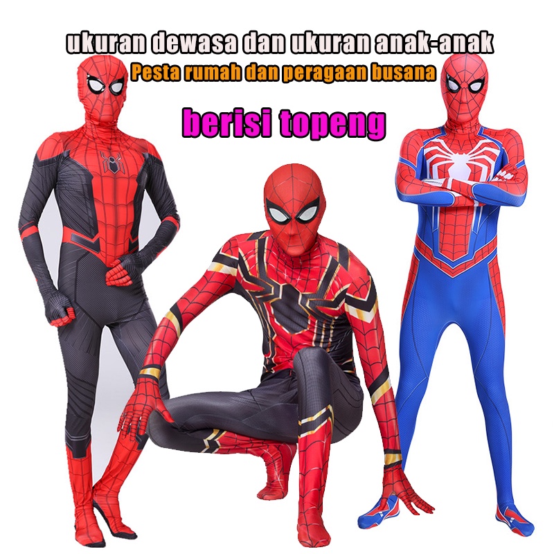 Jual Kostum Hero expedition Spiderman Homecoming / Costume Superhero Marvel pria dewasa Iron ...