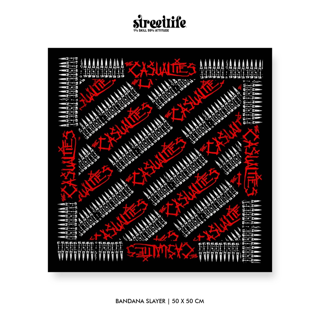 Jual Bandana slayer / Slayer bandana / scraft / slayer motif / bandana ...