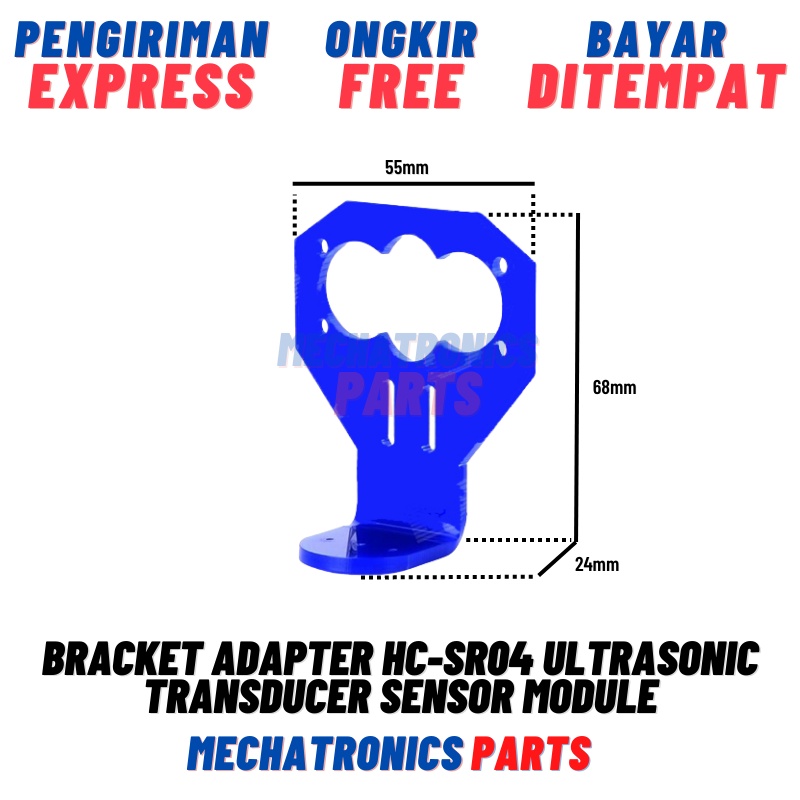 Jual BRACKET ADAPTER HC SR04 SR04 ULTRASONIC TRANSDUCER SENSOR MODULE ...