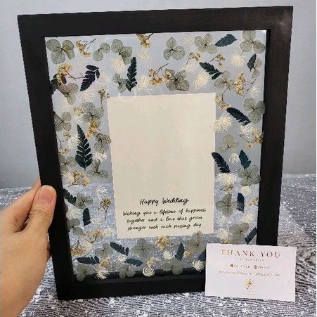 Jual Floating frame 8R/frame natural/frame wedding/frame anniversary ...