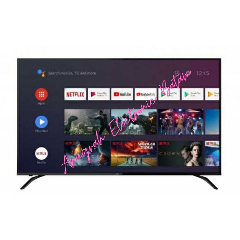 Jual LED TV SHARP AQUOS 70 inch 4T-C70BK1X Android 9.0 UHD 4K garansi ...