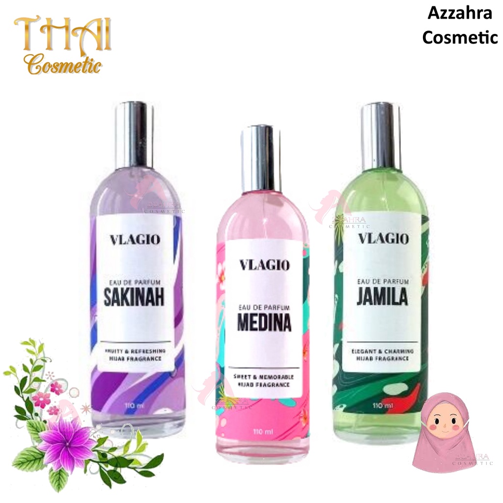 Jual VLAGIO Eau De Parfume Hijab Fragrance 110ml Medina Jamila Sakinah ...