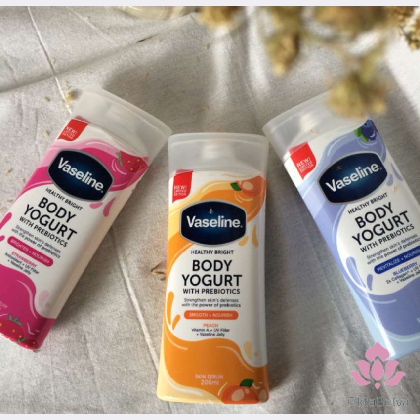 Jual Vaseline Healthy Bright Body Yogurt Skin Serum 200ml All Variant ...