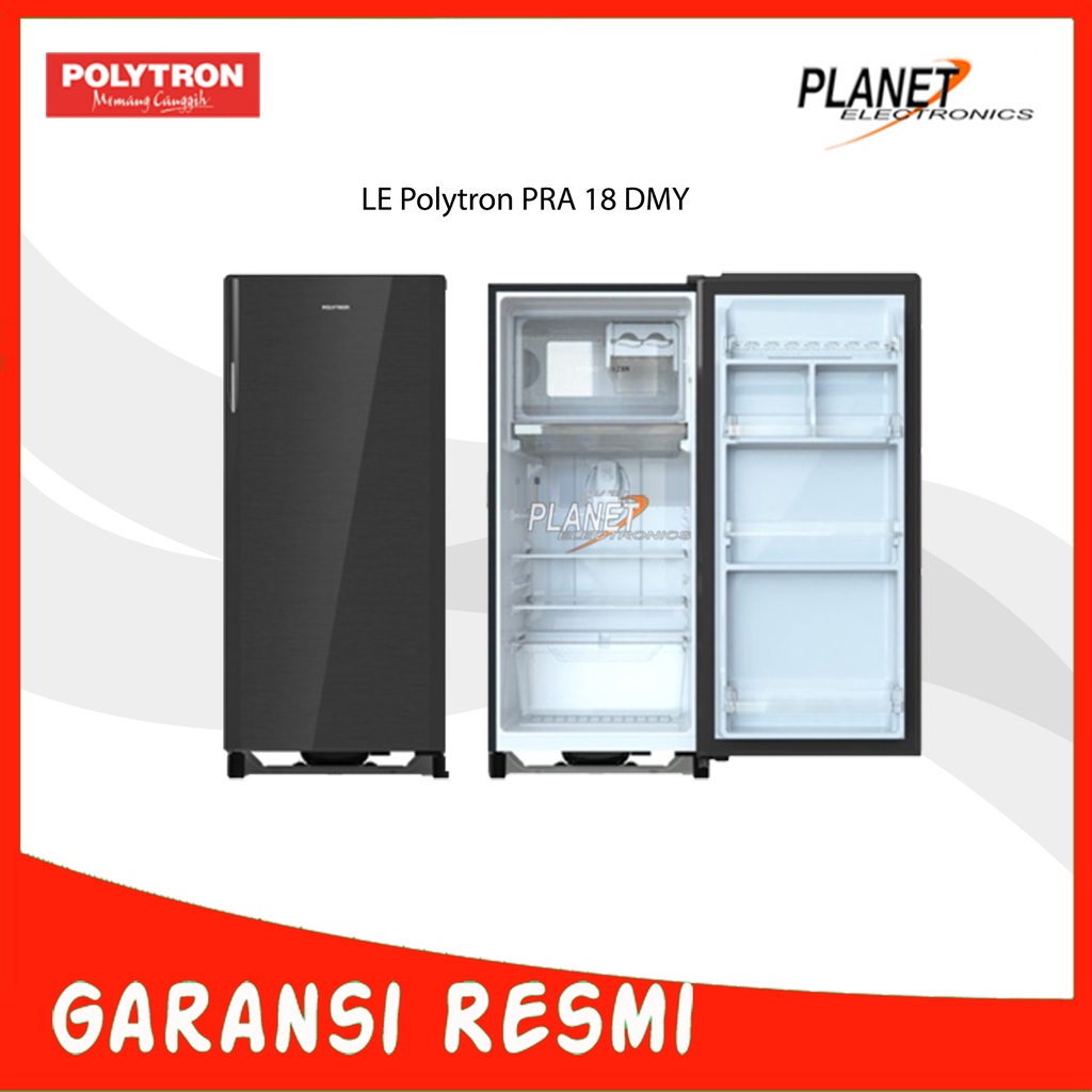 Jual Kulkas 1 Pintu Polytron 180 Liter PRA 18 DMY | Shopee Indonesia