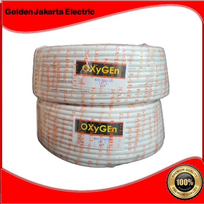 Jual Kabel Listrik 2x1.5 kawat / Kabel Oxygen 2x1.5 (1Roll=50Meter ...