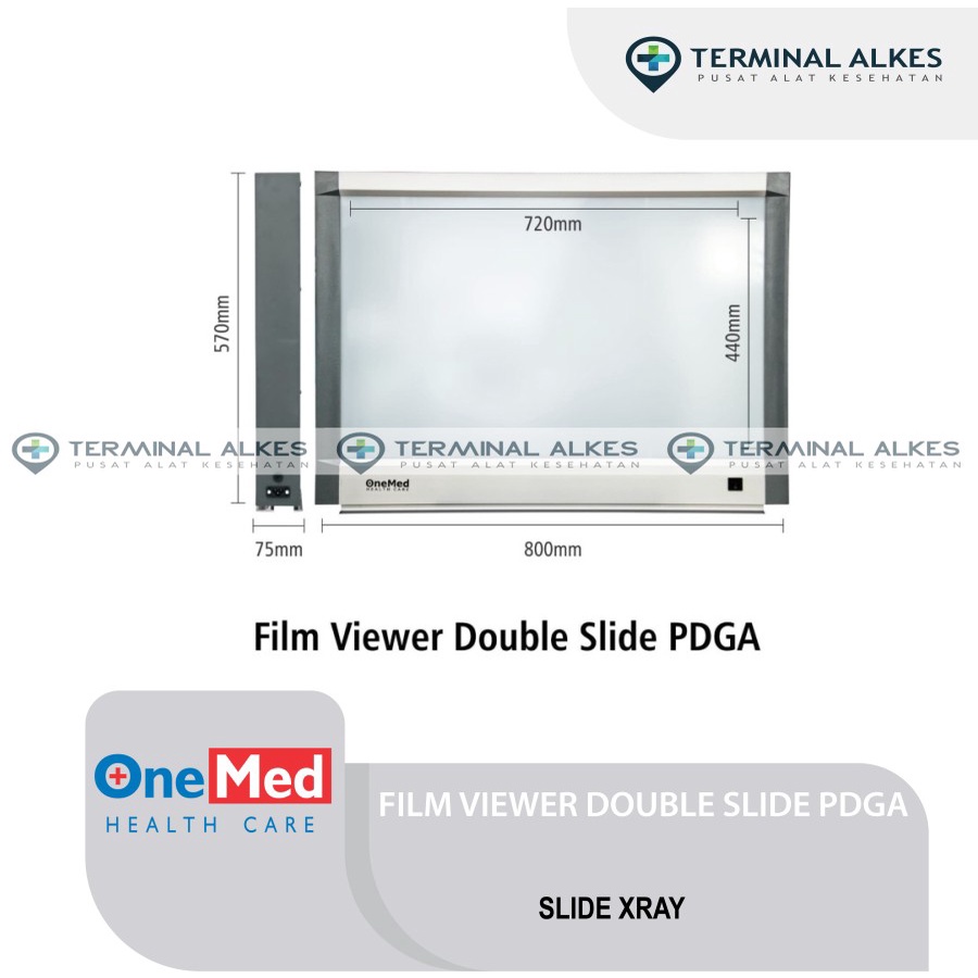 Jual FILM VIEWER DOUBLE SLIDE OneMed X-Ray / DOUBLE SLIDE | Shopee ...